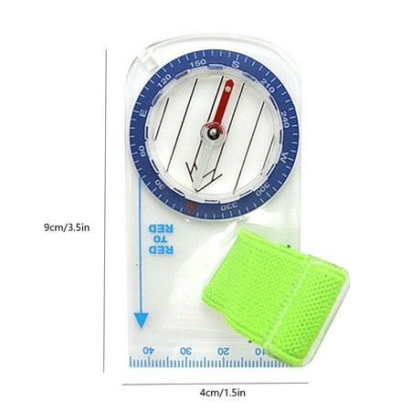 Compass Scale Ruler Scouting Hiking Camping Boating Orienteering Map ...