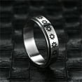 SmartBy Spinner Rings Long Lasting Unisex Anti-rust Alloy Moon Star ...