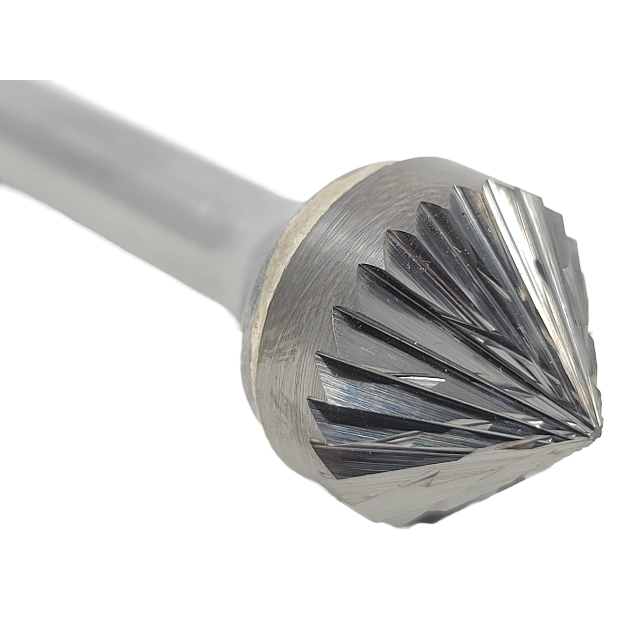 SK-6 Single Cut Cone 90 Degree 5/8" x 5/16" Carbide Burr Bur Tool Die ...