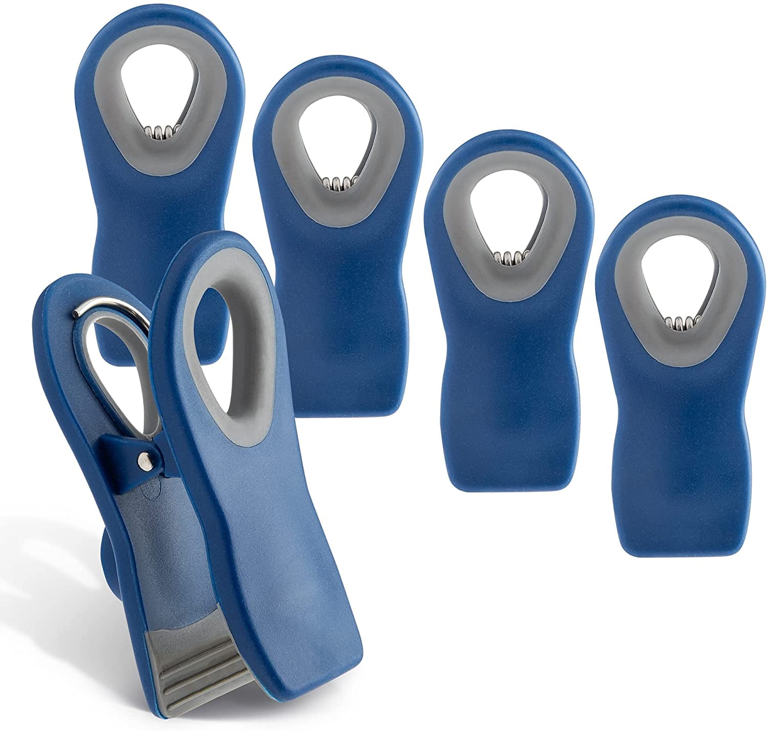 Cook with Color Chip Clips for Bags - Magnetic Bag Chips Set of 5 ...