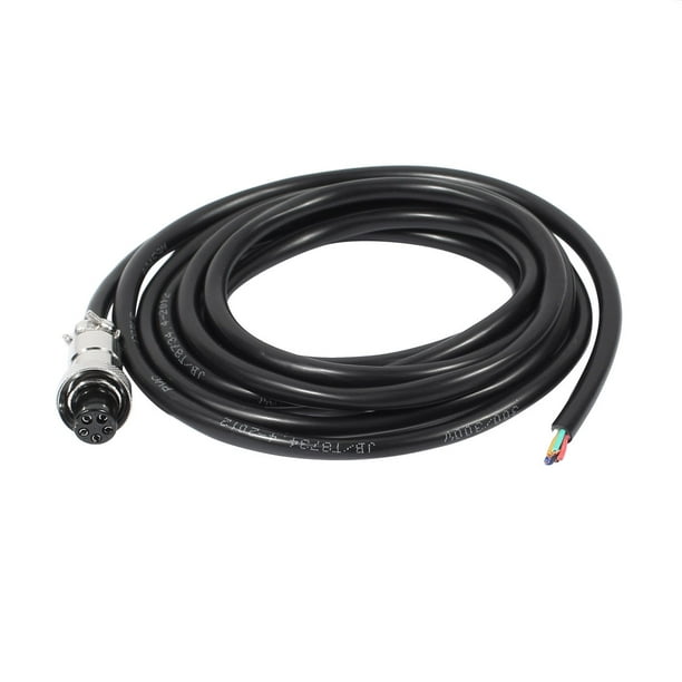GX12 2M Type 5 Pin Female Aviation Socket Connector Electrical Cable ...
