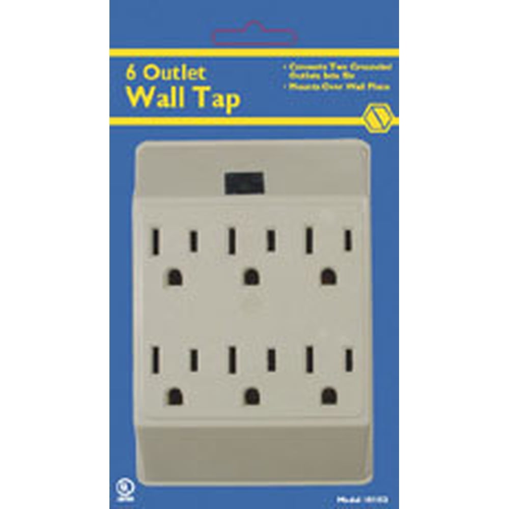 Philips Brand 6-outlet Wall Tap - Walmart.com - Walmart.com
