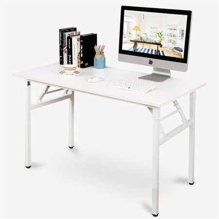 DlandHome 47 inches Folding Table Computer Desk Portable Table Activity ...