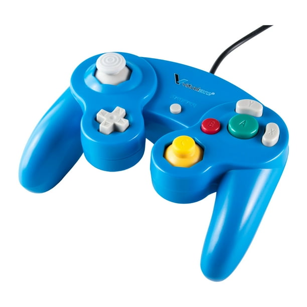 Control Alambrico USB para PC - Tipo GameCube Marca Virtual Zone - Compatible con Dolphin - Azul ...