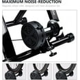 Bike Trainer Stand for 26"-28" & 700C Bikes, Indoor Exercise with Quiet Noise Reduction, 8 ...