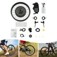Complete Electric Bike Conversion Kit with Thumb Throttle & PAS – IP54 Waterproof, 23.6-27.96mph ...