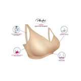 Playtex Women's 18 Hour Smoothing Minimizer Wireless Bra, Style US4697 ...