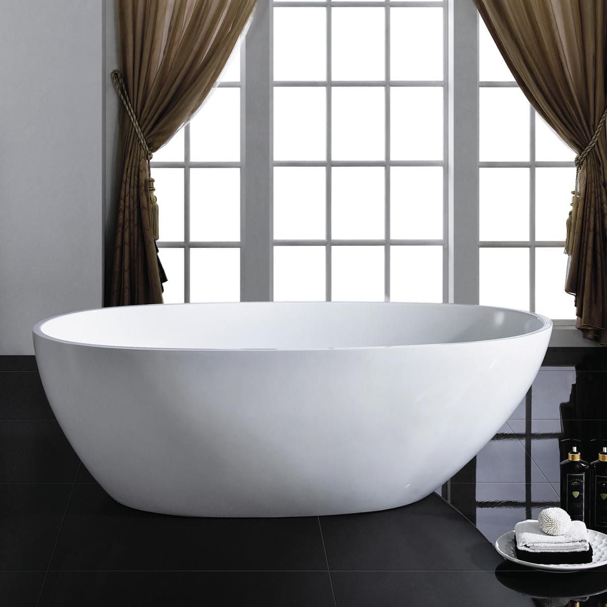 Click here for A & e Bath And Shower Layla White-Nf Bathtub 63 In prices