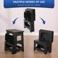 2 Step Stool Folding Step Stool for Adults,Non-Slip Foldable Stool for ...
