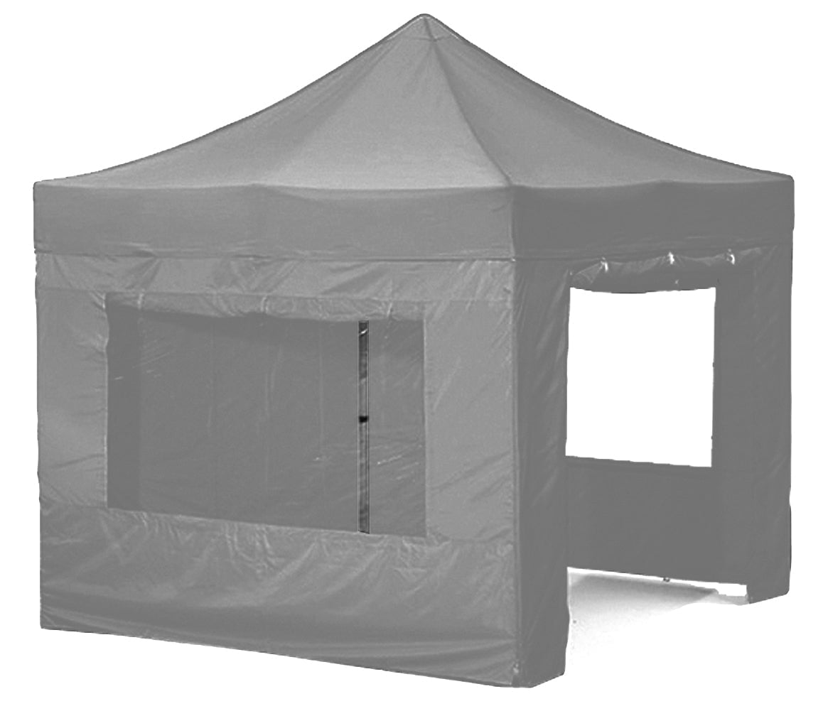 10' x 10' Instant Canopy Tent Kit with Windows Walls Frame - Gray ...