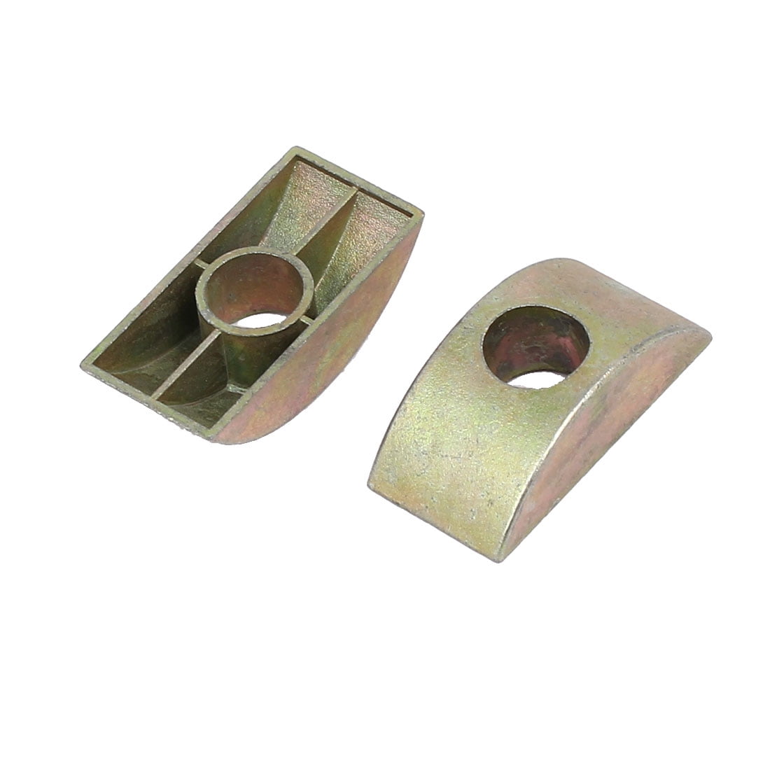 8mm Hole Dia Furniture Connector Half Moon Nuts Spacer Washer Bronze ...