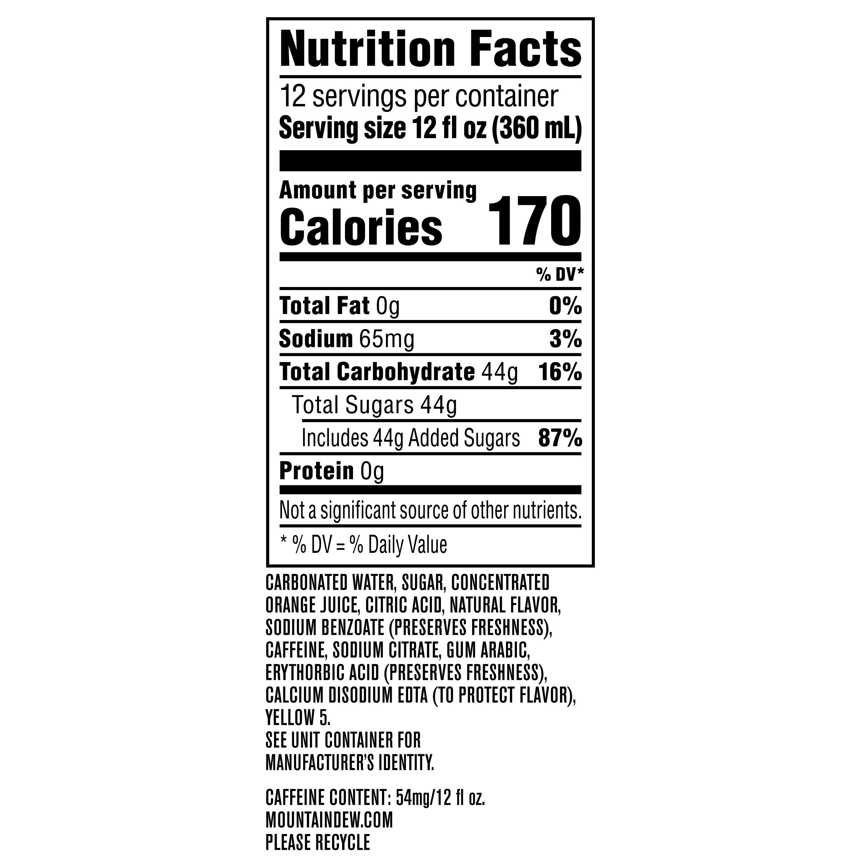 Mtn Mountain Dew Throwback