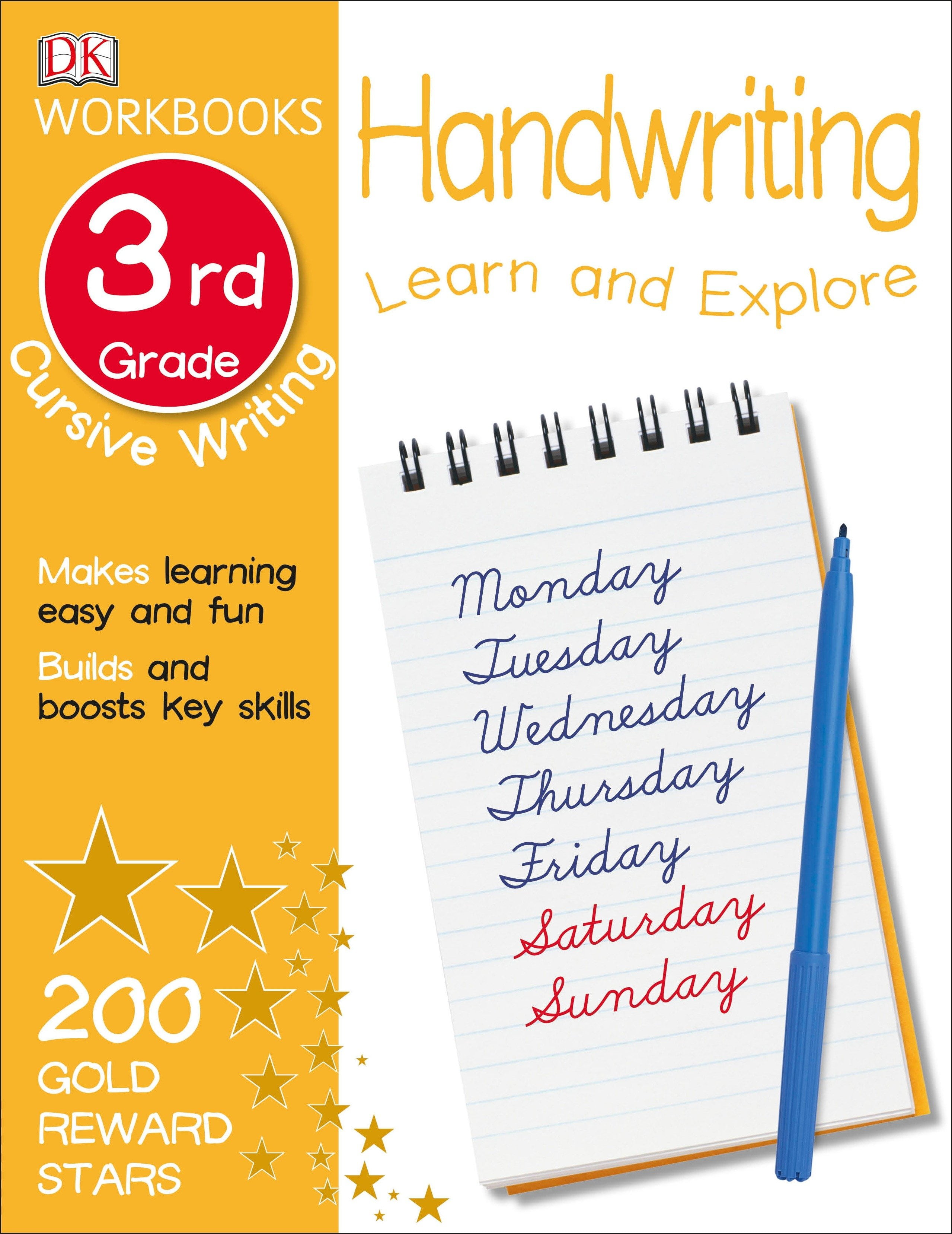 DK Workbooks Handwriting Cursive Third Grade Learn And Explore 