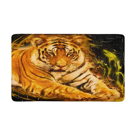POP Tiger Front Door Mat 30x18 Inches Welcome Doormat for Home Indoor ...