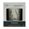 Mainstays Electric 18-Watt Ceramic Wax Warmer, White, Botanical Decal ...