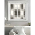 Beige Black Checkered Window Privacy Film Country Abstract Geometric ...