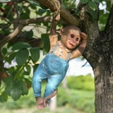 The Perfect Part Resin Hanging Monkey Statue for Outdoor Art & Garden ...