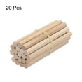 Wooden Dowel Rods Wood Sticks, 4"x0.31" Round Wooden Dowels Rod for DIY ...
