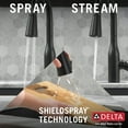 Delta Marca Single-Handle Pull-Down Sprayer Kitchen Faucet with ...