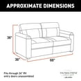 Thomas Payne 68" Grummond RV Tri-Fold Sofa with PolyHyde Fabric, Couch ...