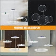 BESTYASH 2Sets Acrylic Ring Display Stand Transparent Material Compact ...