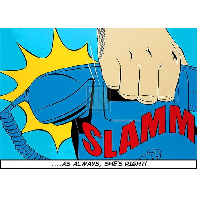 Posterazzi ROSSPT8491 Slamm Poster Print by Deborah Azzopardi - 27 x 20 ...