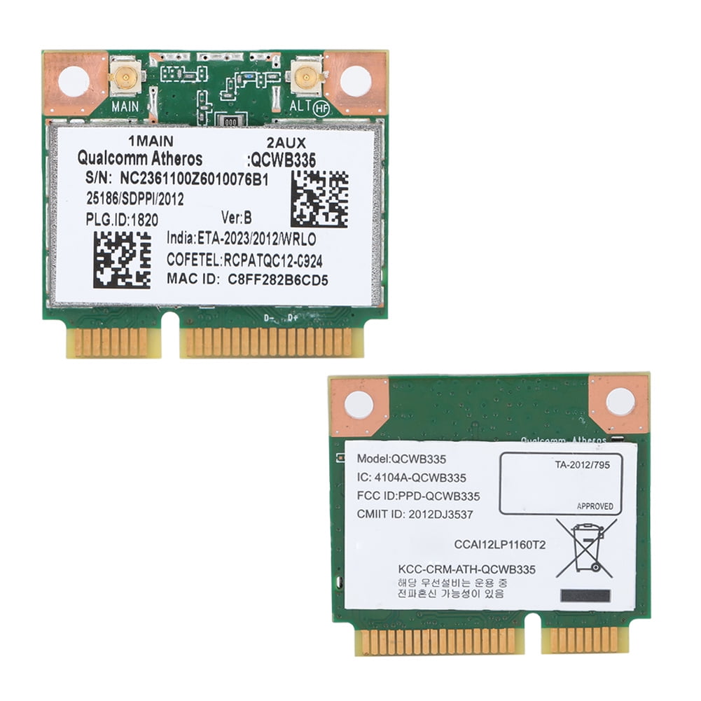 Tarjeta De Red, Tarjeta De Red Bluetooth, Para Qualcomm Atheros AR9565 ...