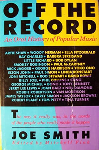 Pre-Owned Off the Record: An Oral History of Popular Music (Hardcover ...