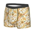 Naloa Retro 70s 60s Flower Print Mens Underwear - Boxers for Men ...
