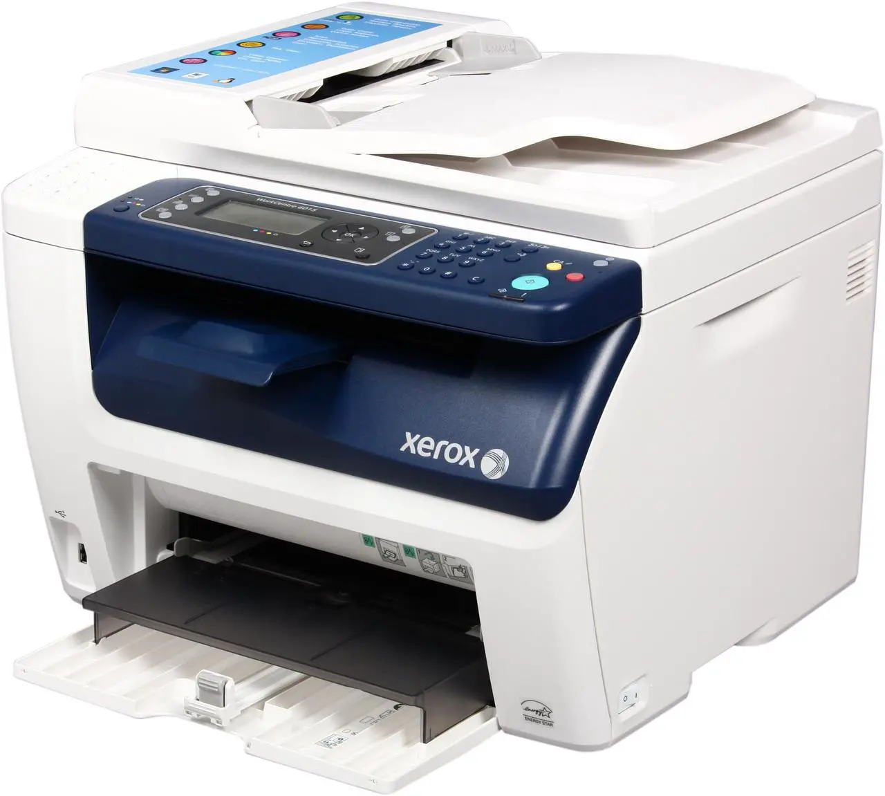 Restored Xerox WorkCentre 6015/NI Color Multi-Function Printer – Print, Copy, Scan, Fax ...
