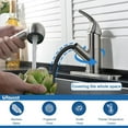 Low Pull Out Kitchen Faucet with Sprayer - Walmart.com