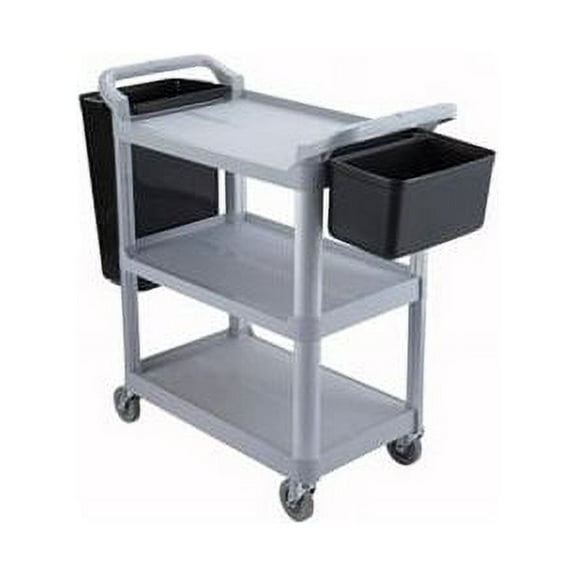 winco usa 3-tier utility cart, gray - Walmart.com