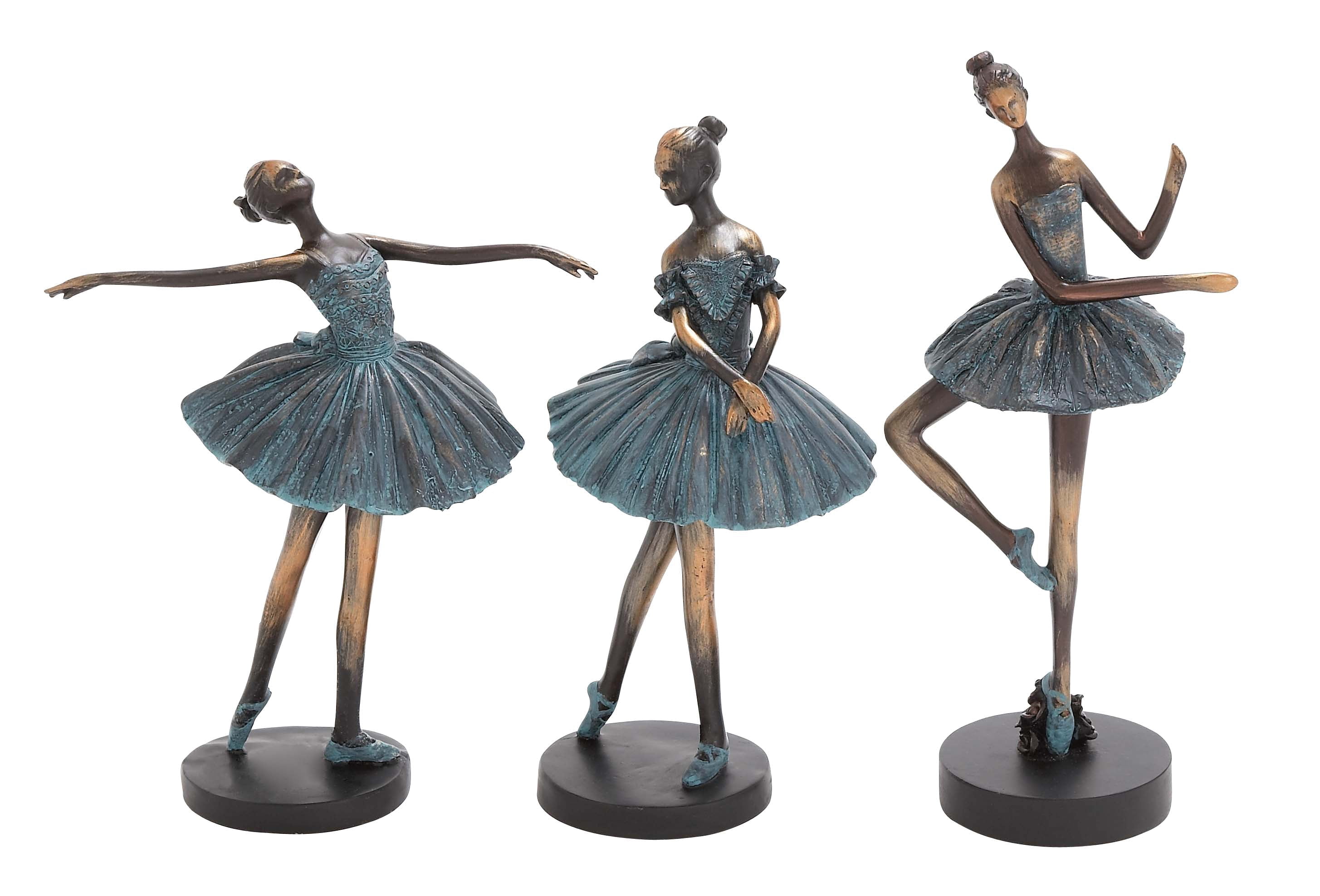 Set Of 3 Ballerina Figurines - Walmart.com
