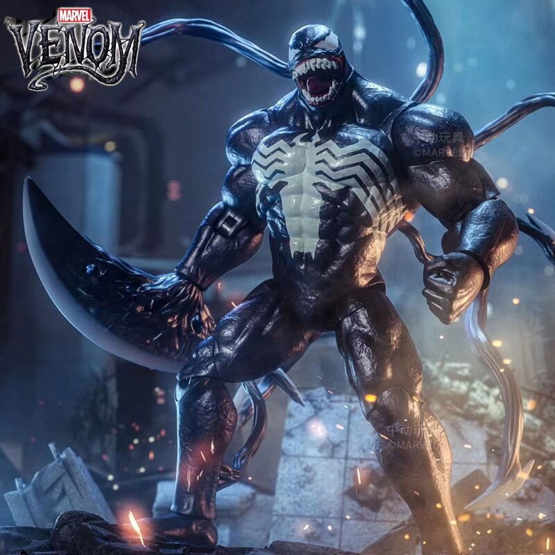 ZD - Figura de acción de Venom Carnage, leyenda de Marvel, 10º aniversario, modelo coleccionable ...