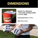 HASBRO Yahtzee - Oversized Foam Dice Set - Family Game Night - Walmart.com