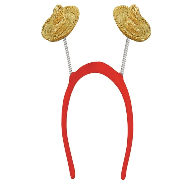 Sombrero Boppers Adult Halloween Accessory - Walmart.com - Walmart.com