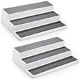 "Home Intuition 3-Tier Spice Rack, Step Shelf Cabinet Organizer, 14""W ...