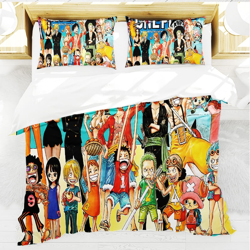 Beach Woods Scenery Bed Duvet Cover Set Twin Size 3-Piece 3D Print ...