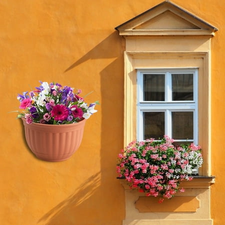 Semi-circle Flower Pot Garden Planter for Indoor Plants | Walmart Canada