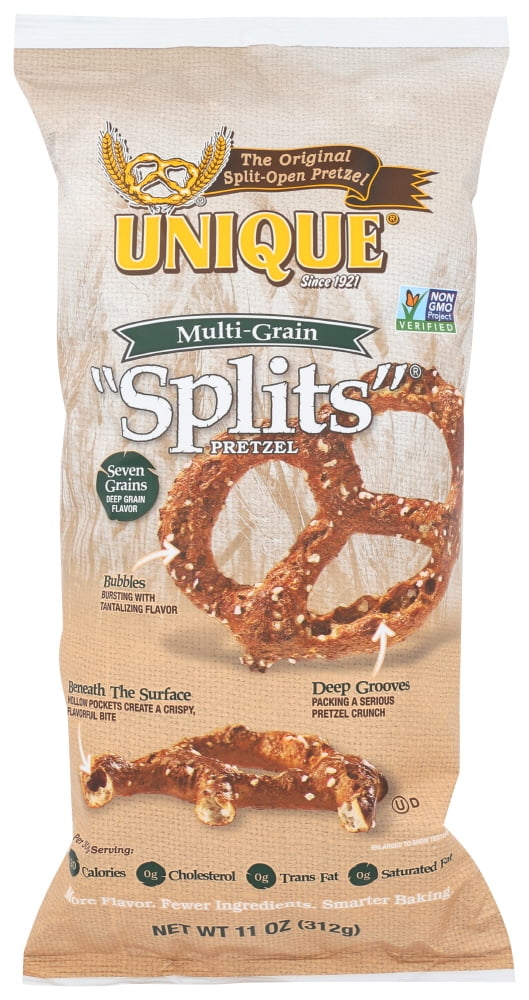 Unique Snacks - Pretzels Splits Multi Grain, 11 Oz - Walmart.com
