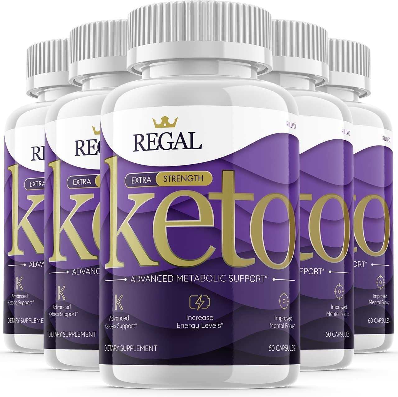 5 Pack Keto Regal Extra Strength Keto Pills 300 Capsules - Walmart.com