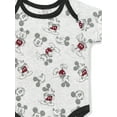 Mickey Mouse Baby Boy Short Sleeve Bodysuits, 3 Pack - Walmart.com