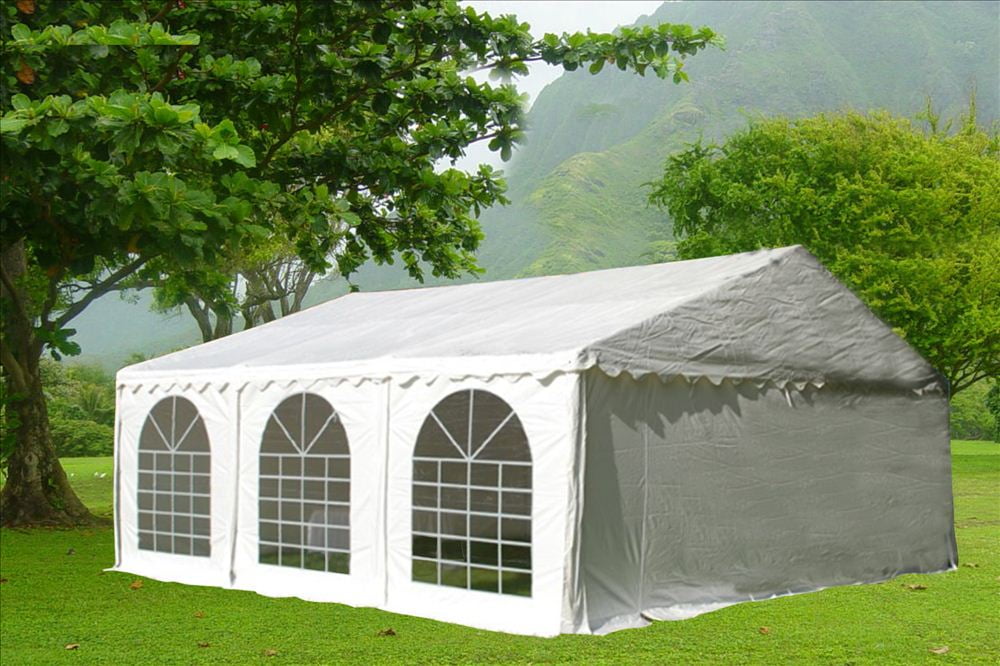 20'x20' PVC Fire Retardant Party Tent Wedding Canopy Shelter - White ...