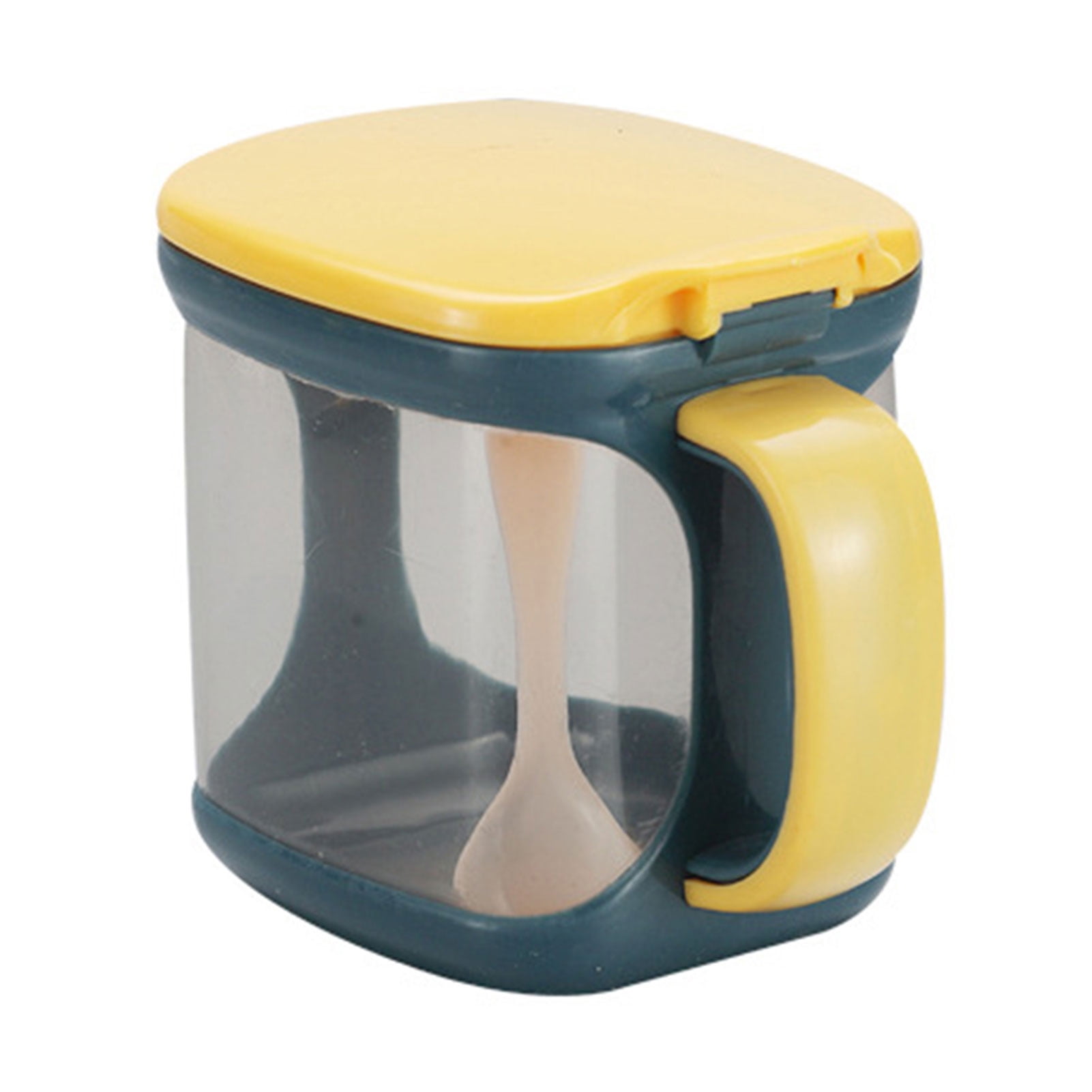 DISHAN Multi-Compartment Seasoning Box with Lid and Handle - Good Seal ...