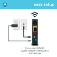 MOTOROLA MG7540 16x4 Cable Modem Plus AC1600 Dual Band Wi-Fi Gigabit ...