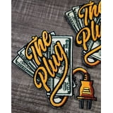 Cool Patch, 1-pc, "The Plug" Jacket Patch, Iron-on Embroidered Patch, Patches for Men, Size 3.75 ...