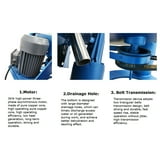 220V 3PH Bottom Discharge Type Dehydrator Centrifugal Drying Machine ...