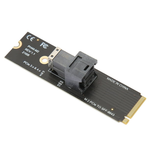 M.2 PCIE 4.0 To SFF8643 U2 Adapter, Lossless PH49 M2 M.2 NVME To SFF 8643 Adapter PCB 64GT/S For ...