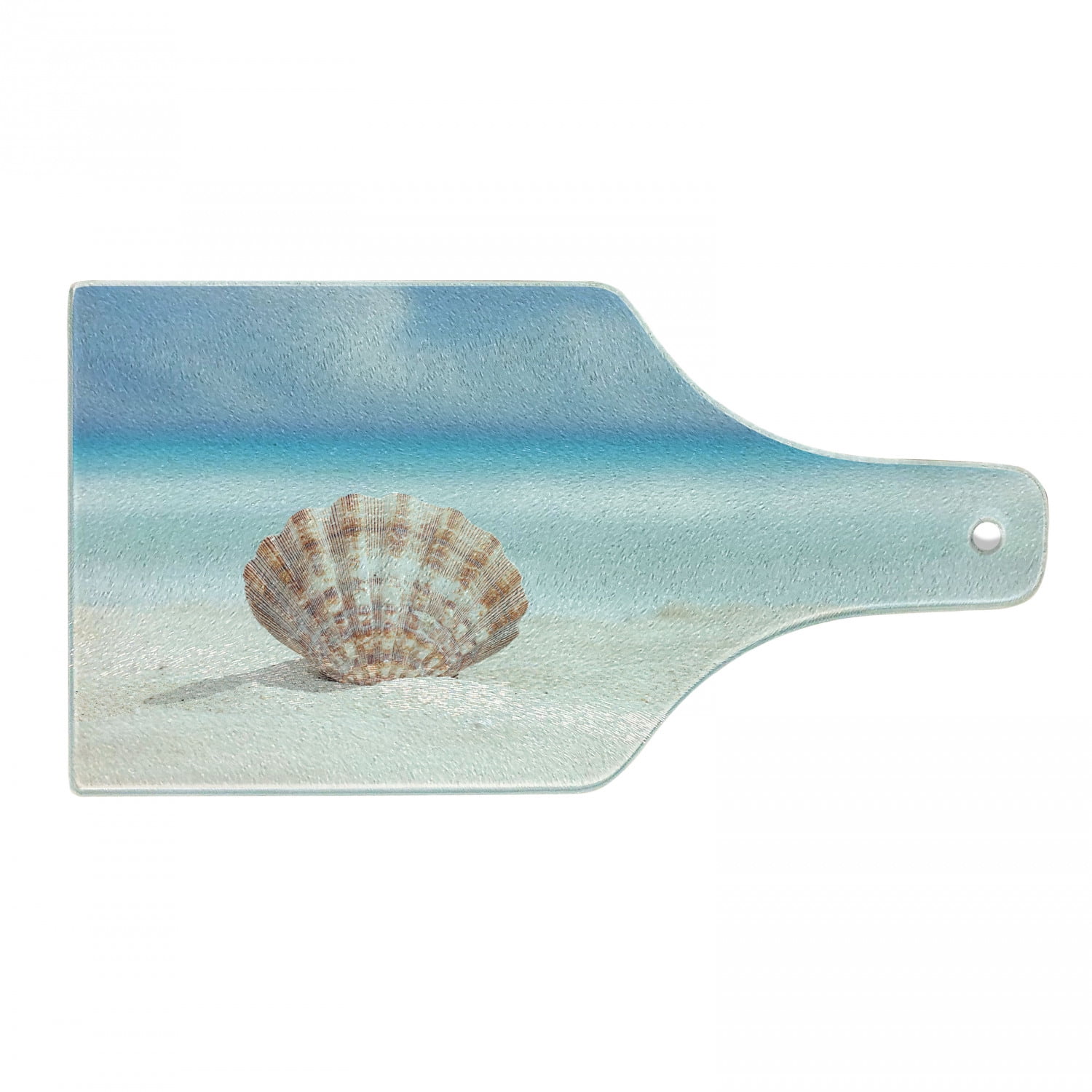 Scallop Cutting Board, Photo of a Single Sea Shell on a Sunny Tropical ...