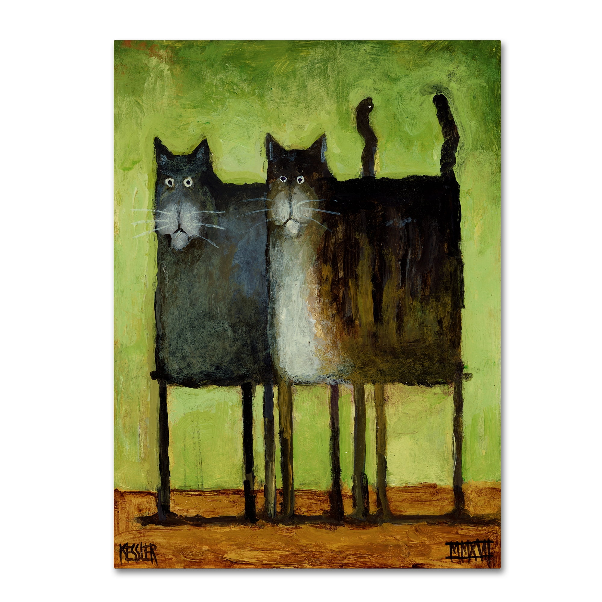 Trademark Fine Art 'Double Trouble' Canvas Art by Daniel Patrick ...